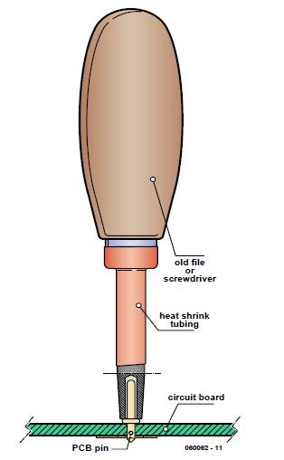 Circuit Labs - Electronic Circuits Collection: PCB pin insertion tool